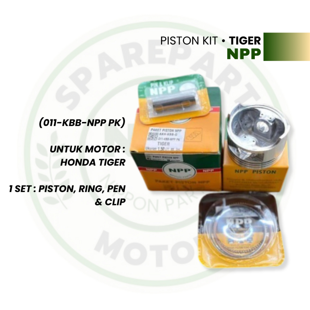Jual Piston Seker Kit Tiger || Set Piston Kit Seker Honda Tiger Semua ...