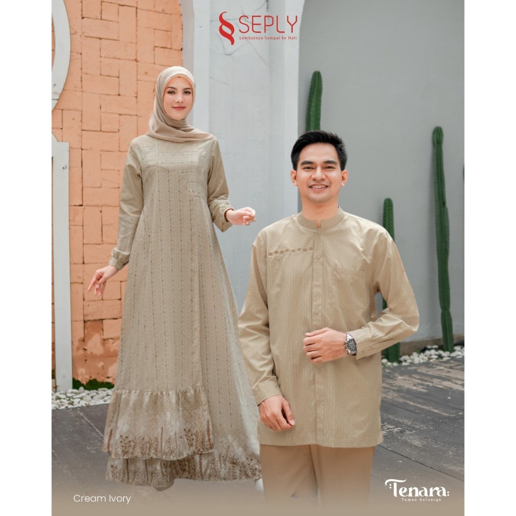 Jual SARIMBIT COUPLE PASANGAN TERBARU 2025 TENARA 17 CREAM IVORY BY ...