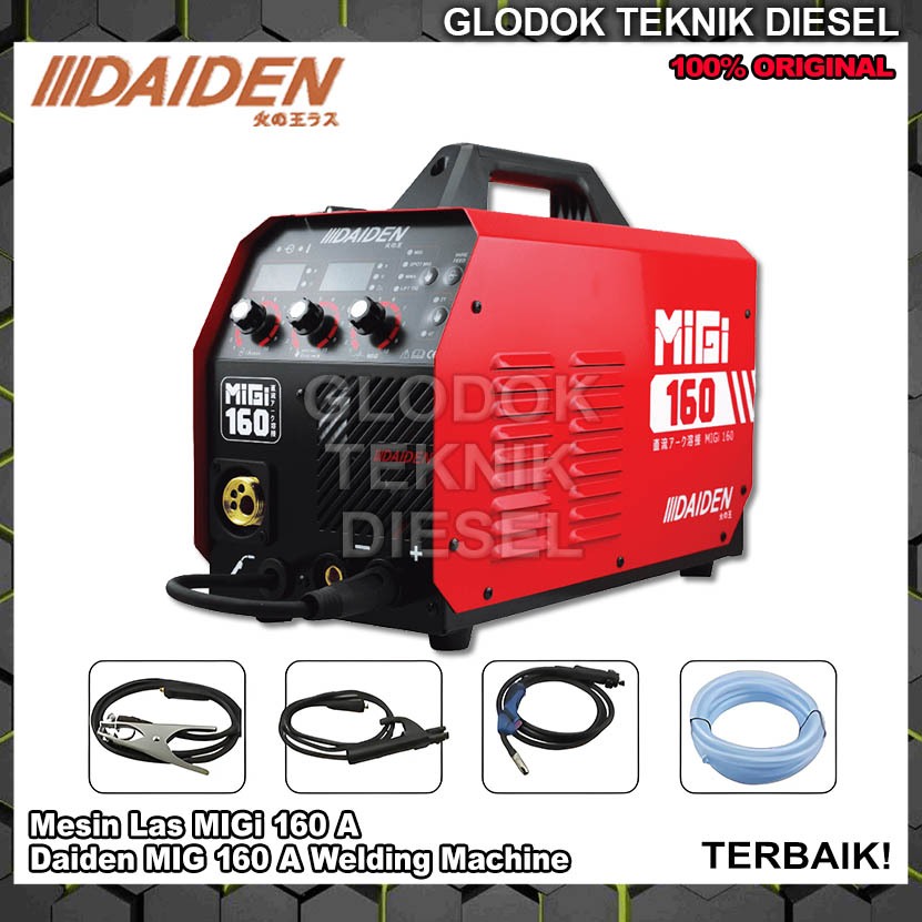 Jual Daiden Mesin Las CO2 MIG 160 A Trafo Las 5 KG CO 2 Migi 160 ...
