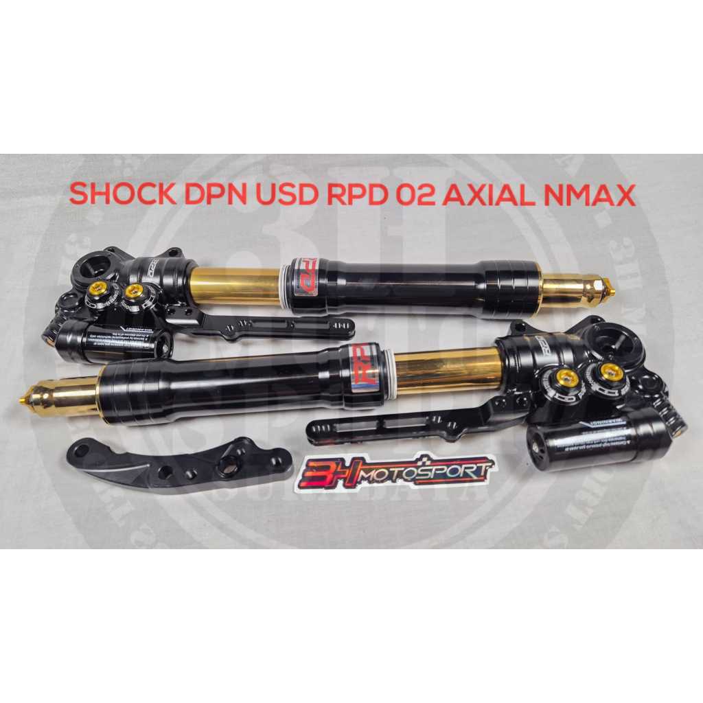 Jual SHOCK DEPAN RPD 02 AXIAL NMAX HITAM/HITAM | Shopee Indonesia