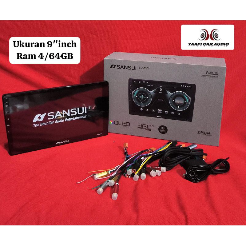 Jual HU Android SANSUI Omega Series Ram 4/64 GB Ukuran 9 inci Suport ...