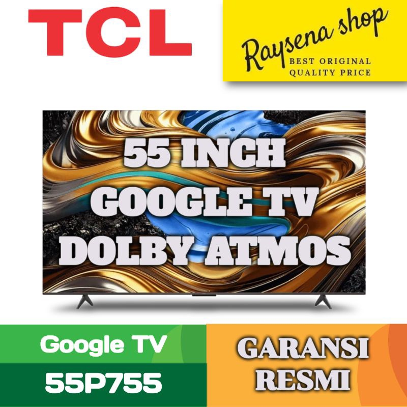 Jual TCL 55P755 4K UHD LED TV 55 inch TCL 55 INCH GOOGLE TV DOLBY ATMOS ...