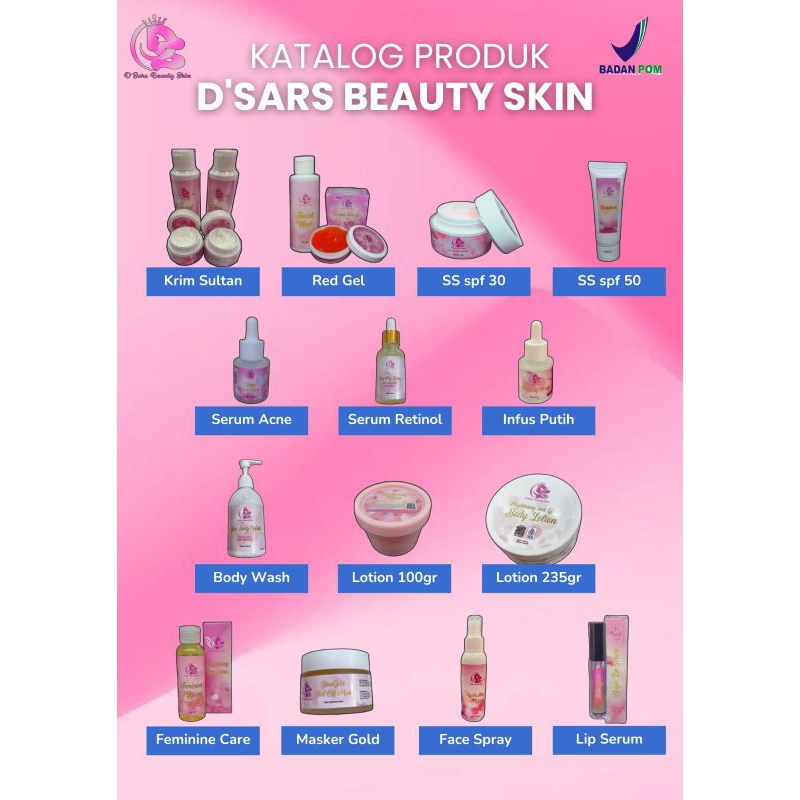 Jual Katalog Produk D'Sars Beauty Skin, By Dian Saraswati. 100% Asli ...