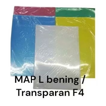 Jual 12 pcs MAP L BENING / TRANPARAN PER PAK ( isi 12 PCS ) F4 | Shopee ...