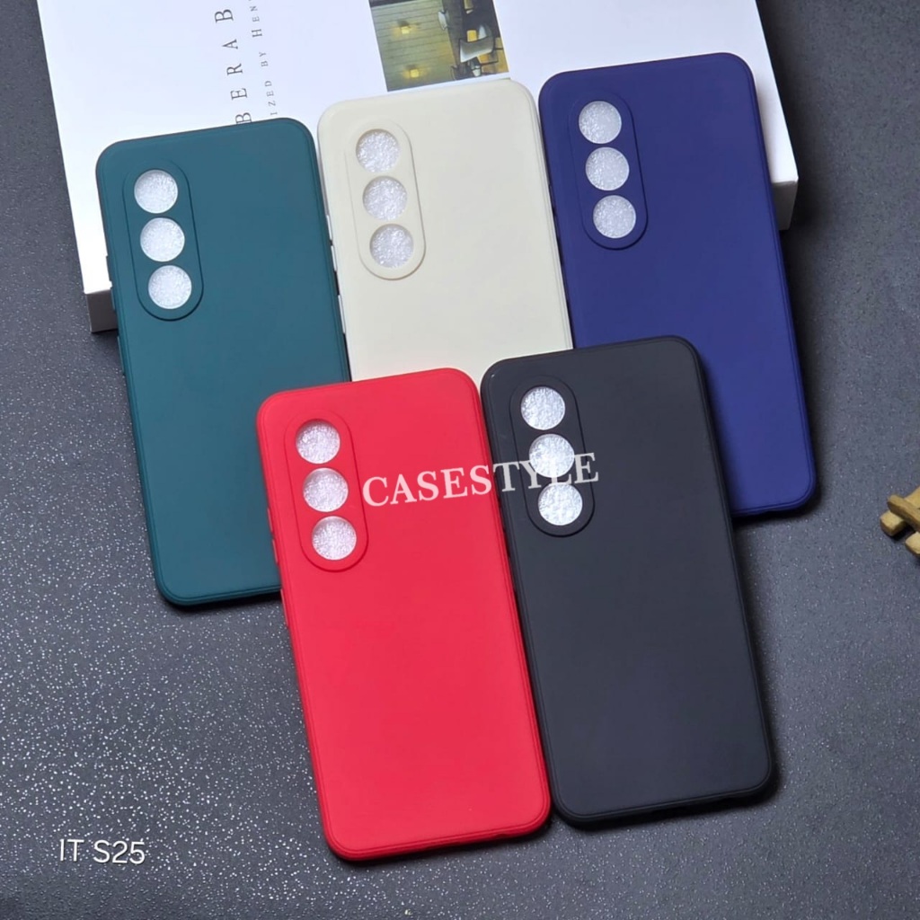 Jual Case Itel S25 Itel S25 Ultra Softcase Candy Macaron Square Polos ...