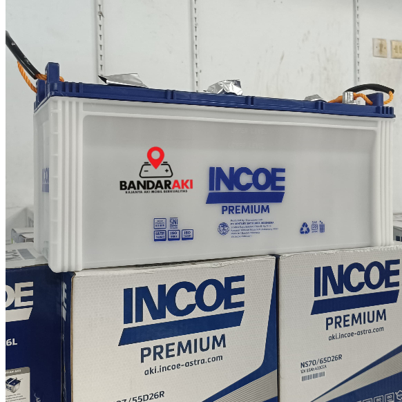 Jual AKI 120 AMPER INCOE PREMIUM N120 /115F51 / 12V JAMINAN 100% ...