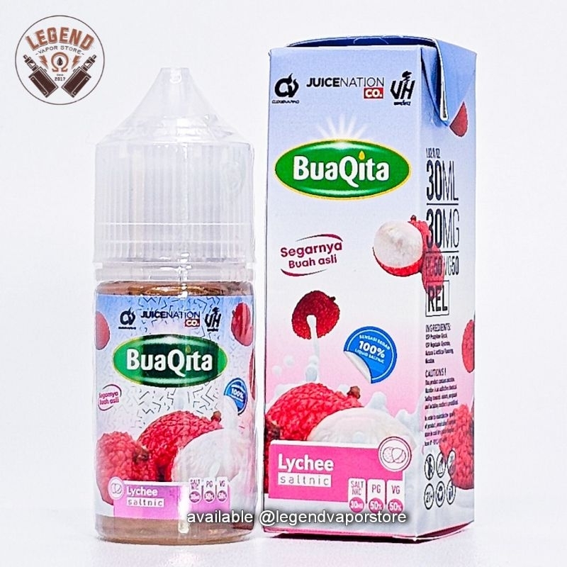 Jual SALT NIC - LIQUID BUAQITA Lychee 30ML 30MG AUTHENTIC | Shopee ...