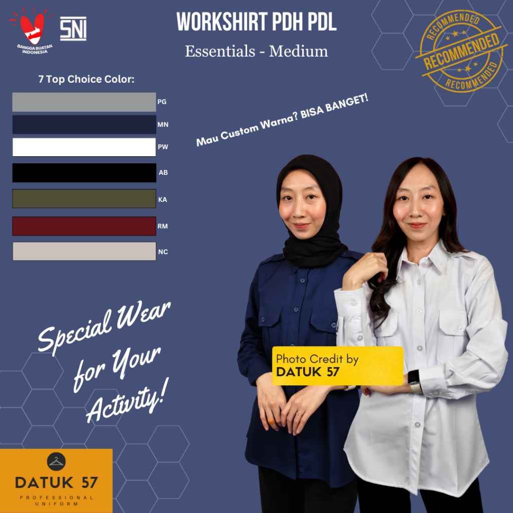 Jual Original Essentials by Datuk 57 : Seragam Kemeja Atasan Top Model ...