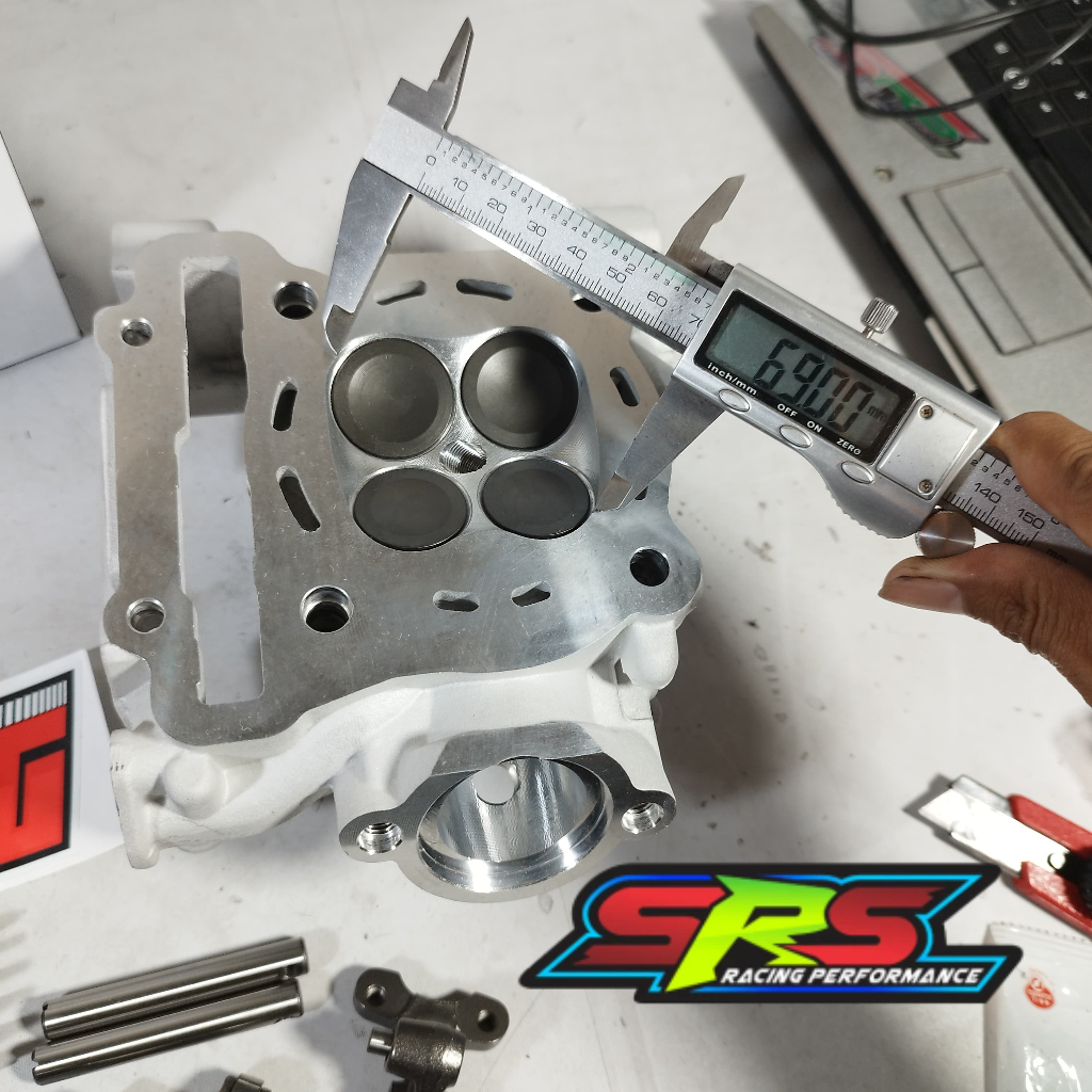 Jual CYLINDER HEAD SUPER HEAD SUM RACING AEROX LEXI XSR R15V3 NMAXNEW ...