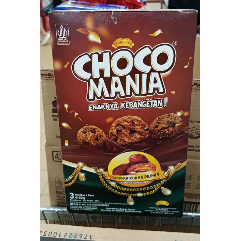 Jual Choco Mania rasa kurma chococip 1ktk isi 3pack@69g | Shopee Indonesia