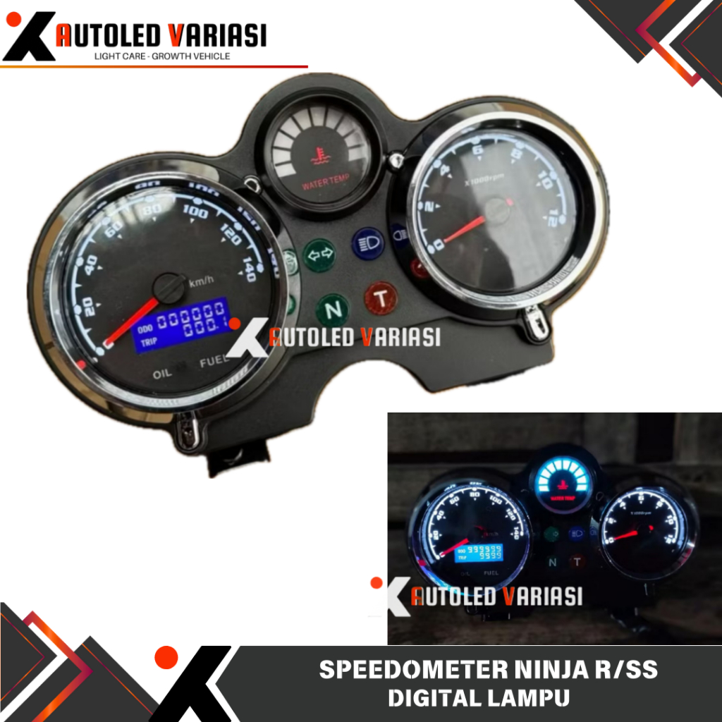 Jual Spidometer Ninja SS Ninja R Digital Kilometer Odometer Speedometer ...