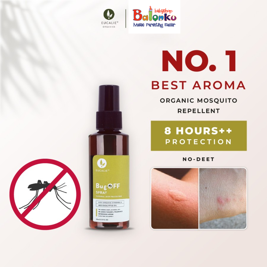 Jual BUG OFF Anti Nyamuk Organik - Mosquito Repellent Spray - 50ML ...
