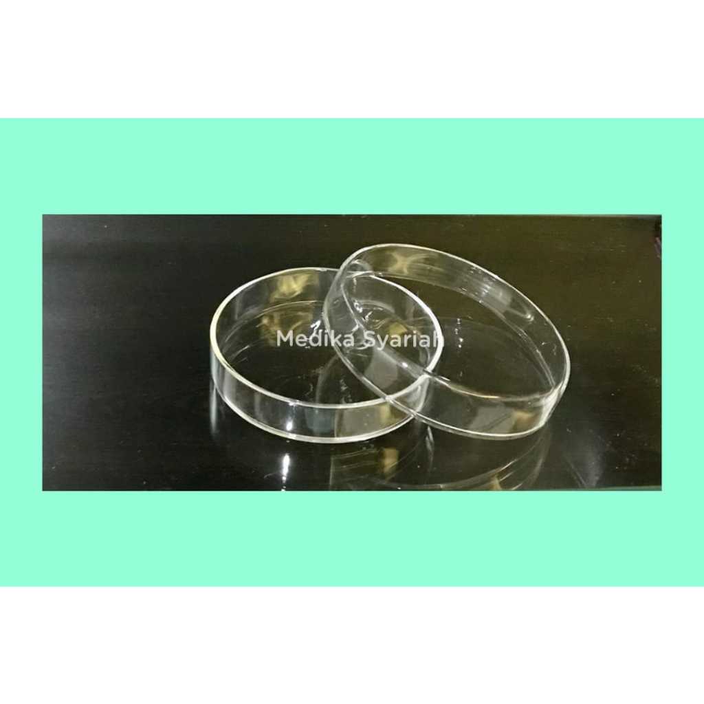 Jual CAWAN PETRI KACA 90 x 18 MM PETRI DISH BOROSILICATE GLASS | Shopee ...