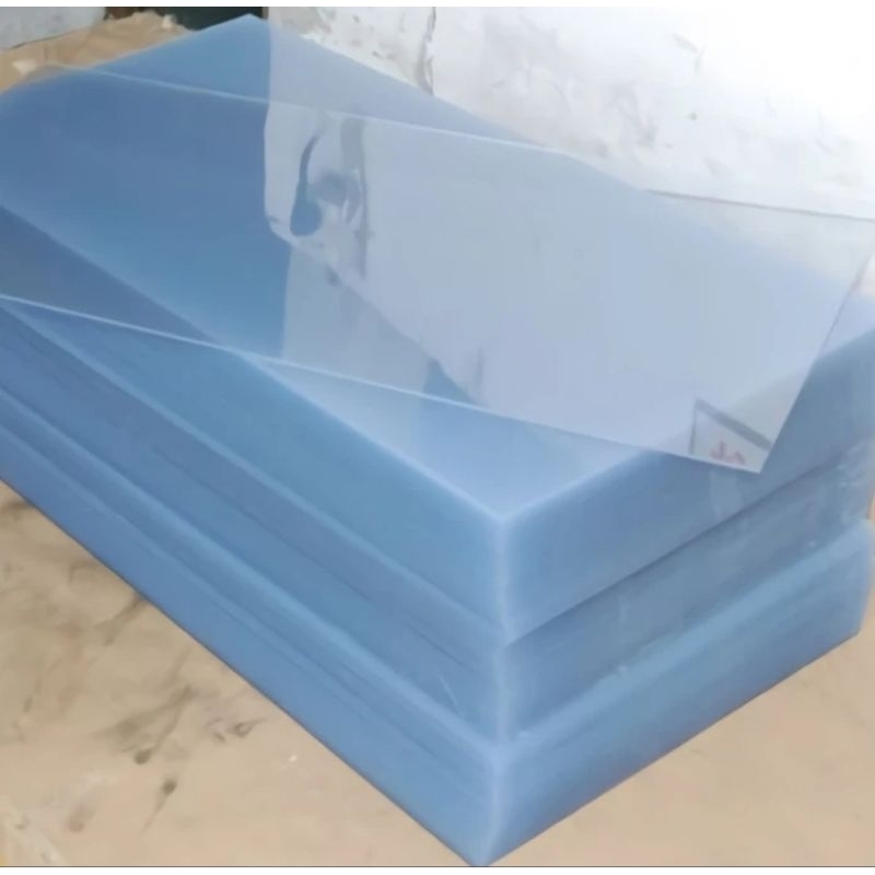 Jual mika PVC sheet clear 2mm x 100cm x 200cm mika kaku PVC bening lembaran 2mm | Shopee Indonesia