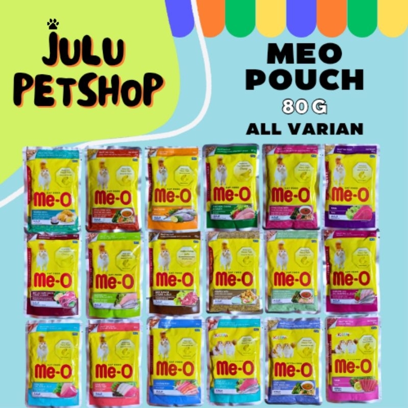 Jual Meo Pouch Adult & Kitten Makanan Kucing Saset Berbagai Rasa ...