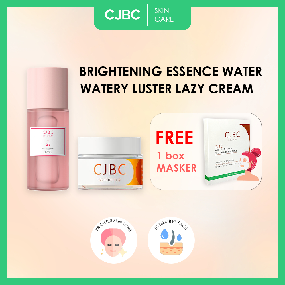 Jual CJBC Brightening Set Lebih Hemat Brightening Essence Water Tone Up ...