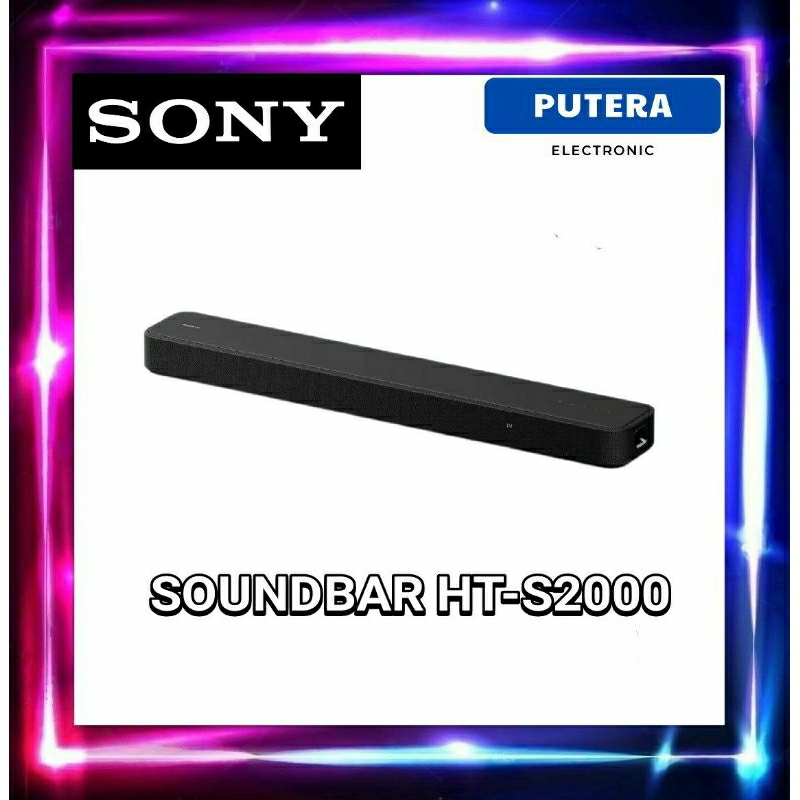 Jual SONY HT-S2000 SOUNDBAR Single 3.1 Channel HTS2000 ATMOS | Shopee ...