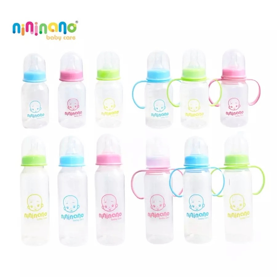 Jual NININANO Botol Dot Susu Bayi | Nini Nano Handle Feeding Baby ...