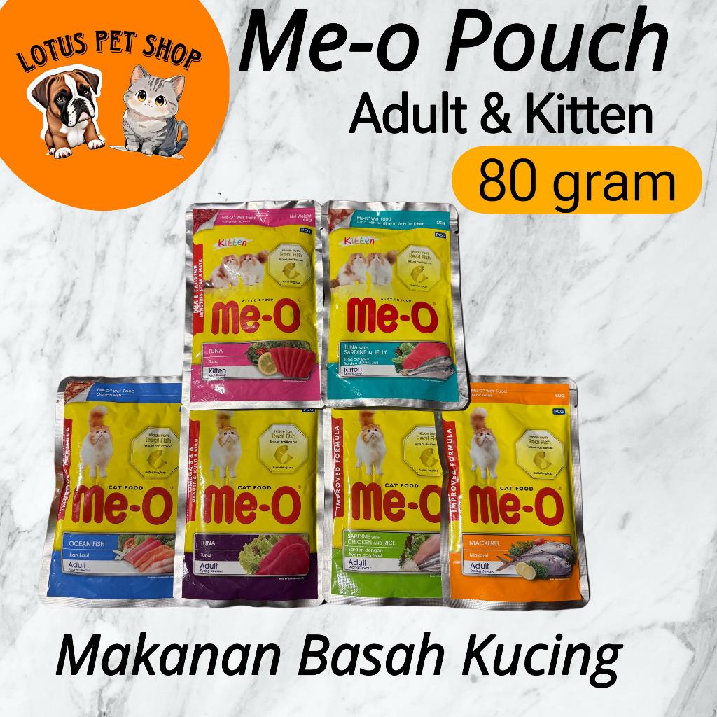 Jual Meo Pouch Adult Kitten 80gr Makanan Basah Kucing Sachet saset ...