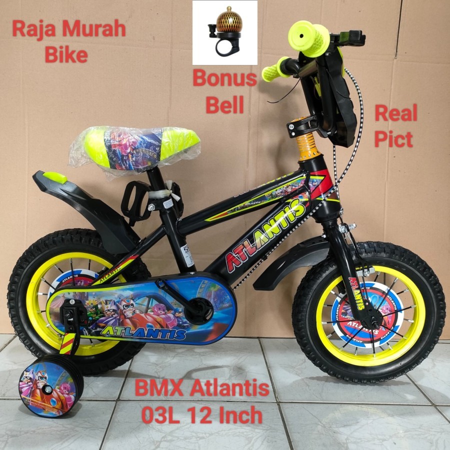 Jual Sepeda Anak Bmx Atlantis Robot 12 Inch Ban Pompa Sepeda Anak Laki ...