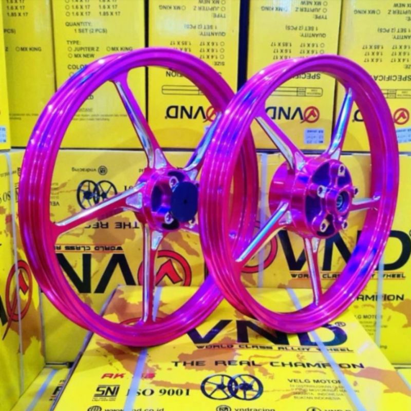 Jual VELG RACING VND AK55 MX KING uk160*17/160*17 MX new original- pink ...