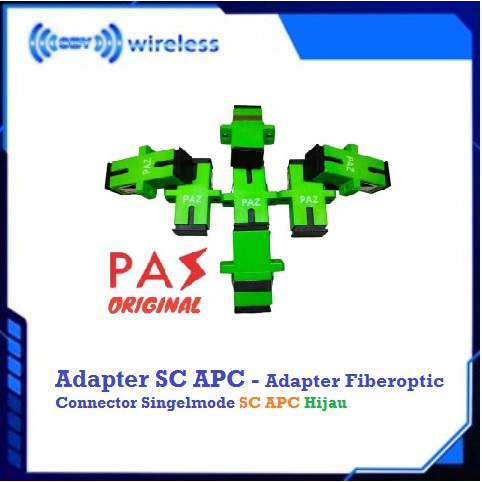 Jual PAZ Adapter SC APC - SC Adapter Fiber Optic Connector Singlemode ...