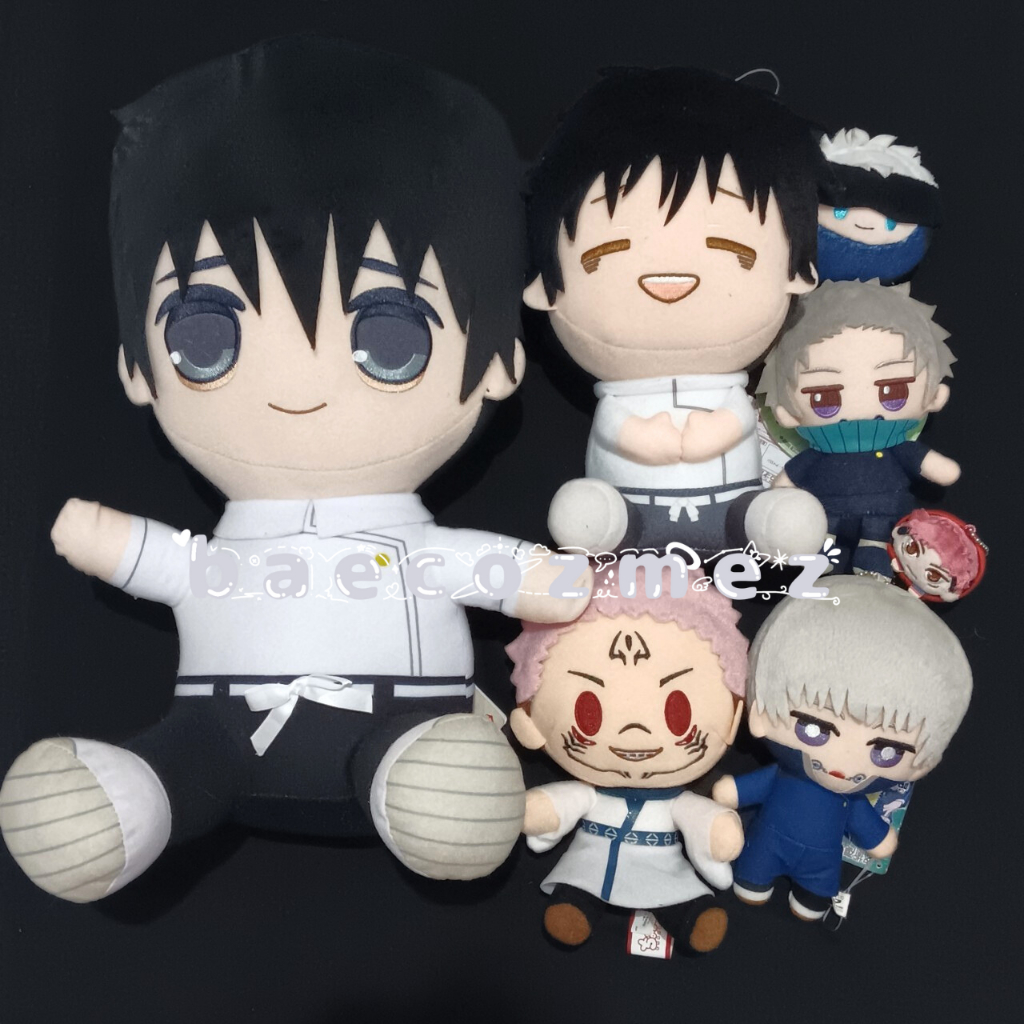 Jual Yuuta Okkotsu Inumaki Toge Gojo Satoru Sukuna Jujutsu Kaisen 0 Chibi Plush Pofutto ...