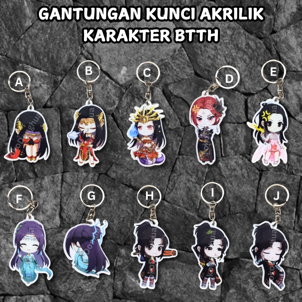 Jual TokoDonghua - Gantungan Kunci Akrilik Karakter Donghua BTTH / BTTH ...