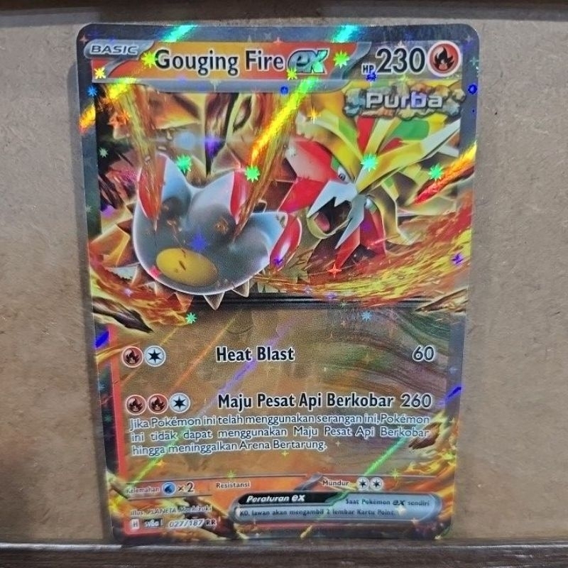 Jual Gouging Fire EX RR TCG POKEMON INDONESIA / KARTU POKEMON INDONESIA ...