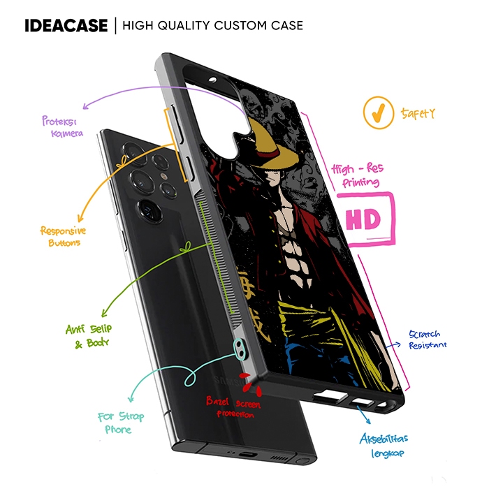 Jual Casing Case Luffy BG0146 Samsung S25 S24 S23 S22 S21 S20 S10 A56 ...