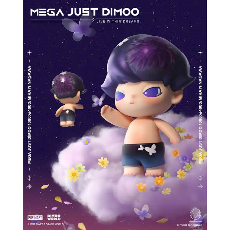 Jual Pop Mart X Mega Collection 400% Just Dimoo Mika Ninagawa | Shopee ...