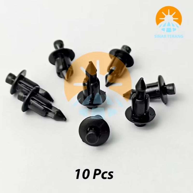 Jual 10 pcs baut M6 Rivet Kancing Klip Body Plastik Kecil | Shopee ...