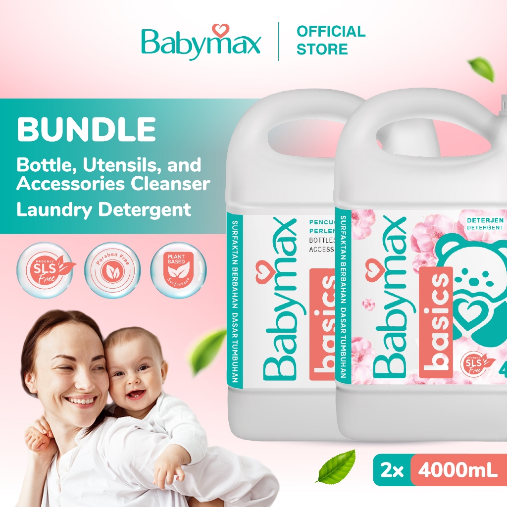 Jual Babymax Basics Detergent 4000 mL dan Babymax Basics Bottle ...