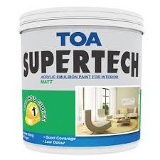 Jual TOA SUPERTECH CAT TEMBOK INTERIOR DALAM RUANGAN 5 KG | Shopee ...