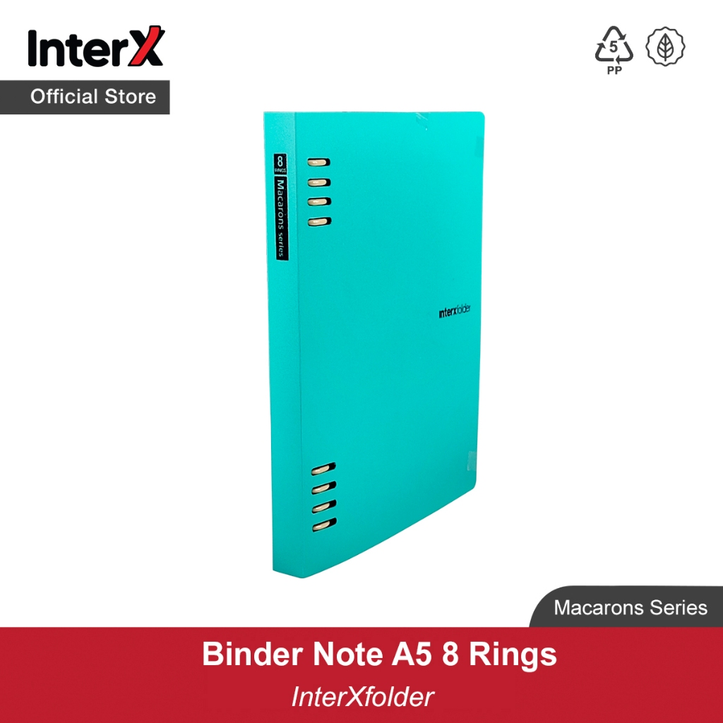 Jual Interx Binder Note A5 8 Ring Macarons Series | Shopee Indonesia