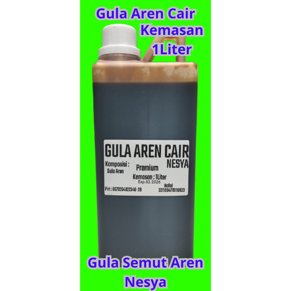 Jual gula aren cair/liquid palmsugar/gula aren cair premium/kemasan 1 ...