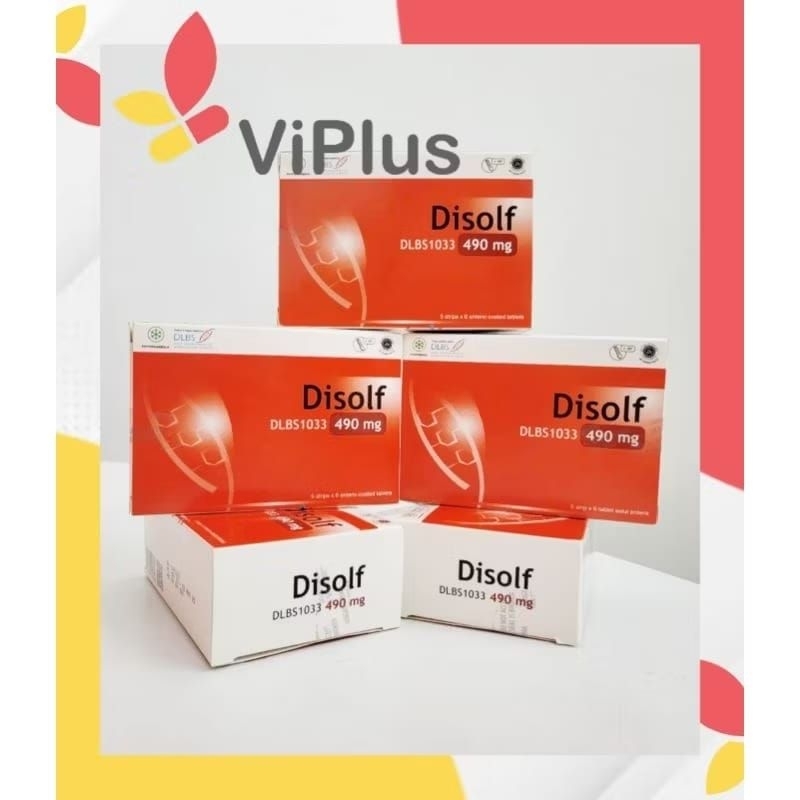 Jual disolf 490 mg - memperlancar sirkulasi darah - viplus | Shopee ...