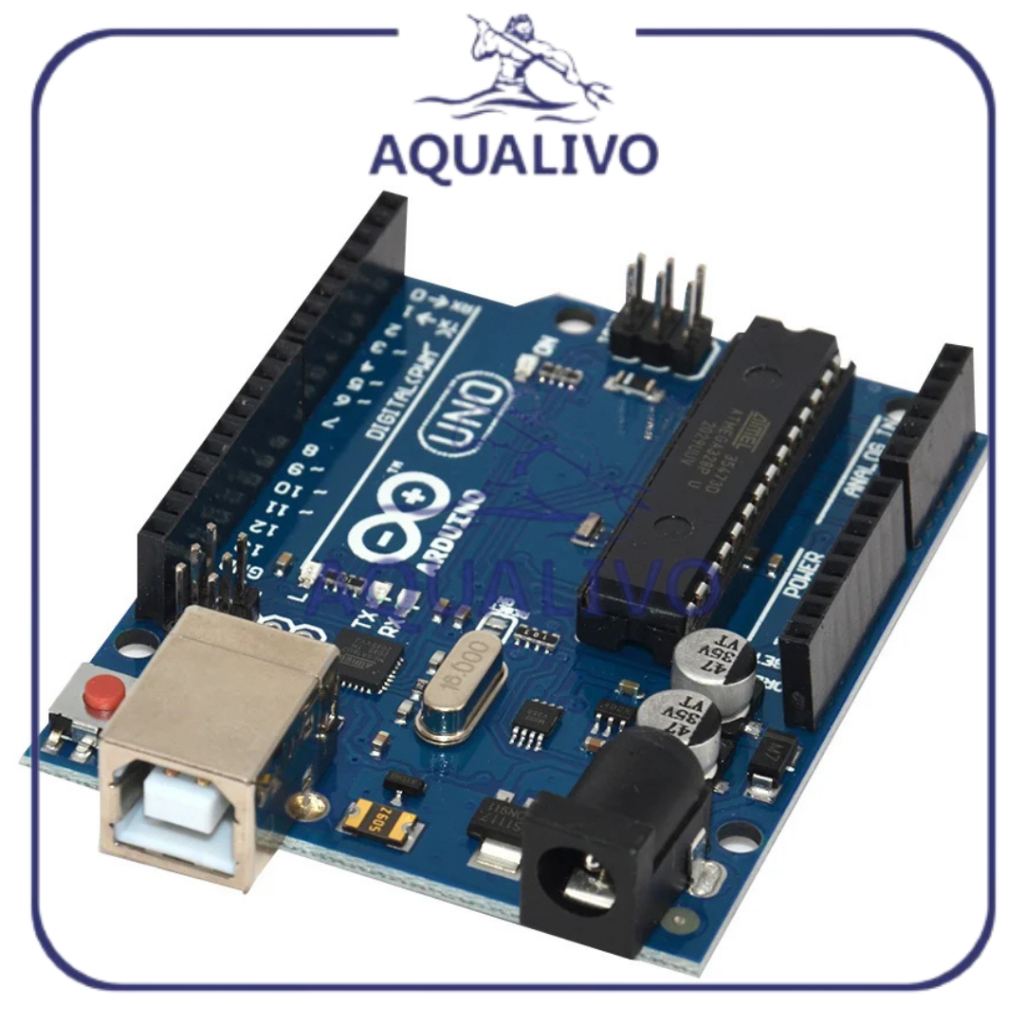 Jual Arduino Uno R3 DIP ORIGINAL ATMEGA328P-PU IC CH340 Microcontroller ...