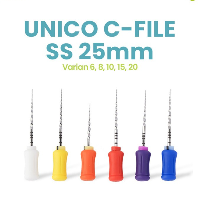 Jual Unico C file SS 25mm endodontic / Endo file gigi dental | Shopee ...