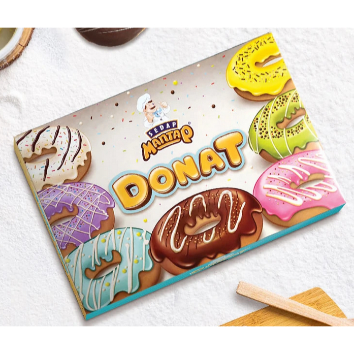 Jual [SEDAP MANTAP DONAT 6] BOX DONUT CAKE 27 X 18.5 X 5.5 KOTAK DUS ...