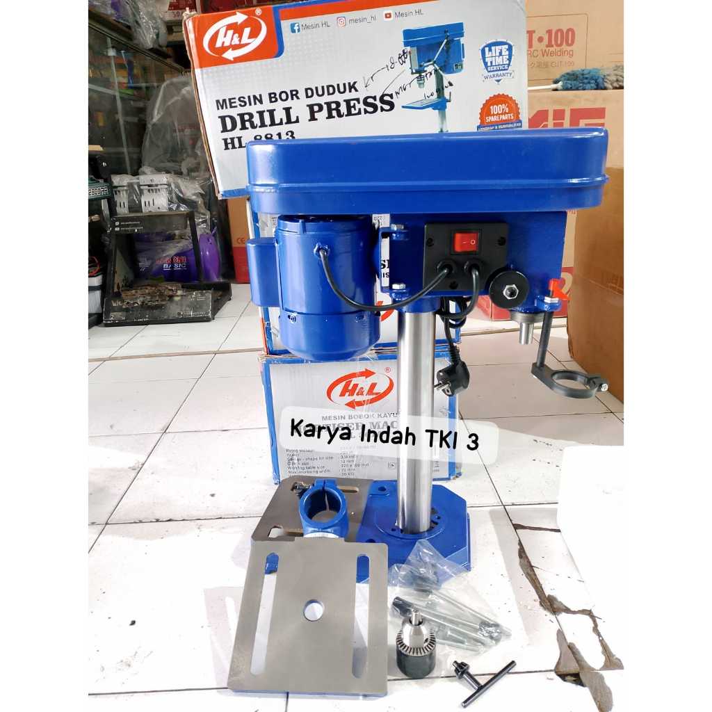 Jual Mesin Bor Duduk 13mm H&L HNL HL8813 Bench Drill 13MM hl 8813 Drill ...