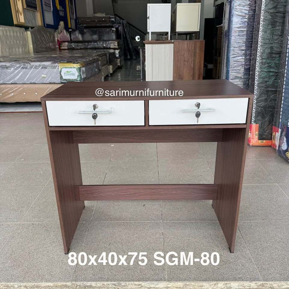 Jual Meja Kerja Kecil/Meja Kasir/Kios/Meja Belajar SGM-80 (80x40x75cm) | Shopee Indonesia