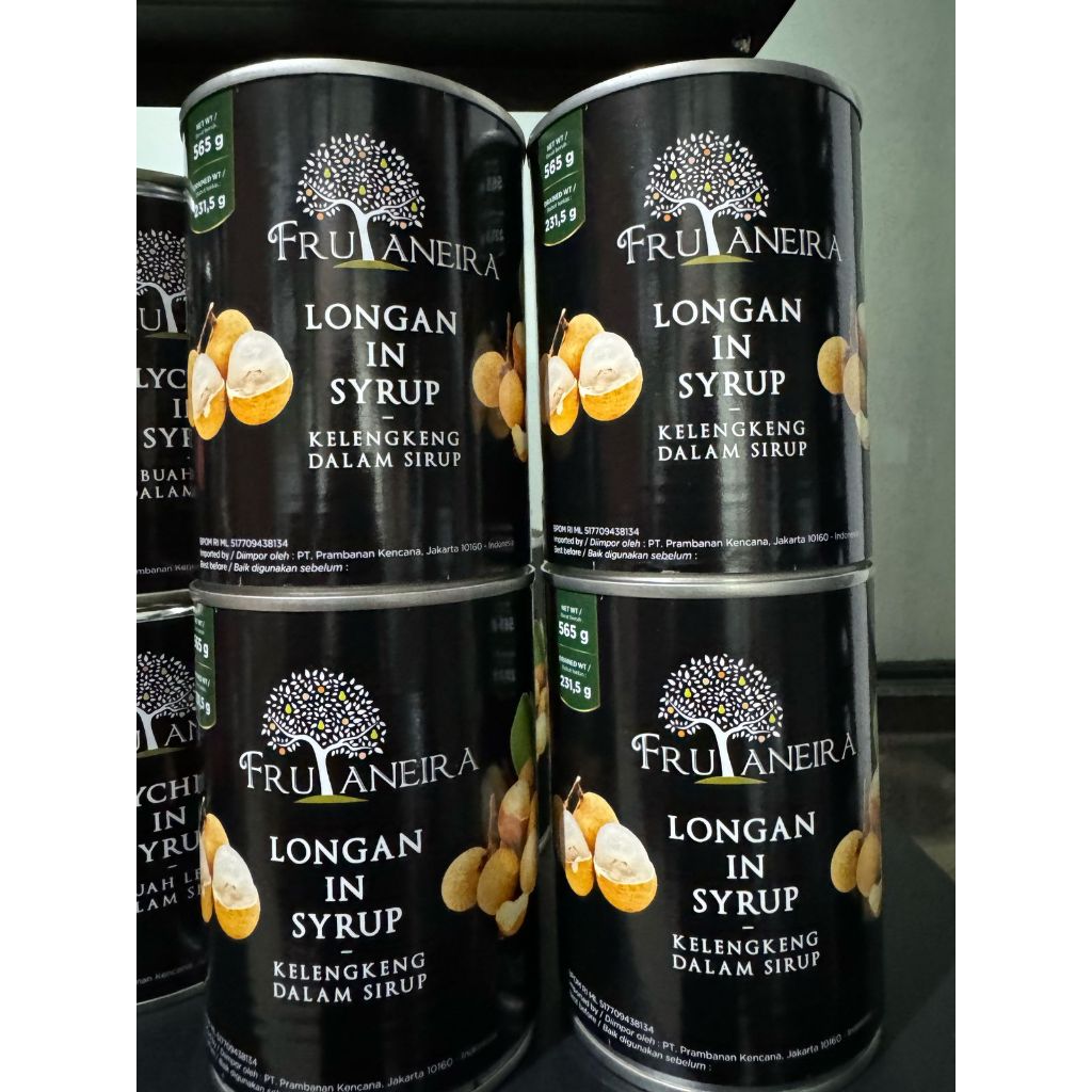 Jual Frutaneira Longan In Syrup | Buah Kelengkeng Kaleng | 565 gram ...