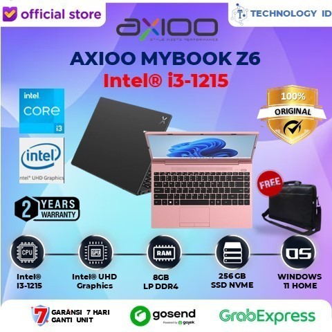Jual Laptop Axioo Mybook Z6 Core i3 1215U 8GB 256GB SSD 14.0-inch Full HD IPS Windows 11 Home ...
