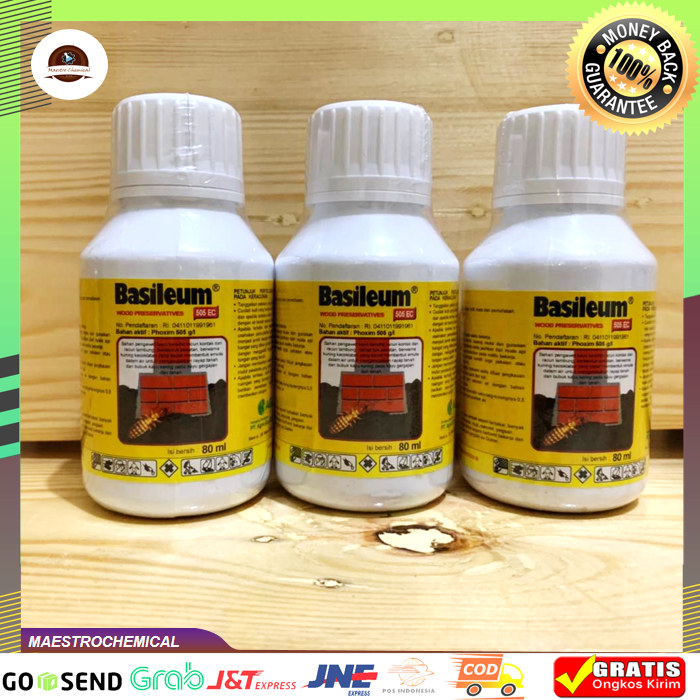 Jual BASILEUM 505 EC @ 80 ml (Antirayap dan Pengawet kayu) | Shopee ...