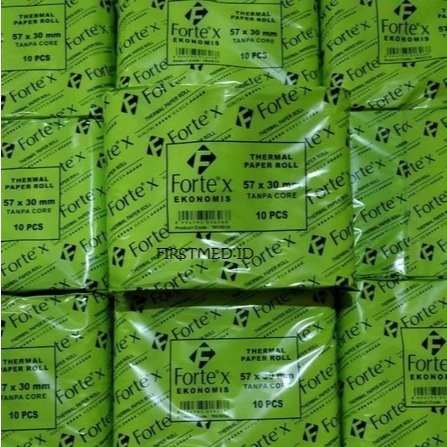 Jual KERTAS THERMAL FORTE 57X30 MM | KERTAS TERMAL STRUK KECIL KASIR ...