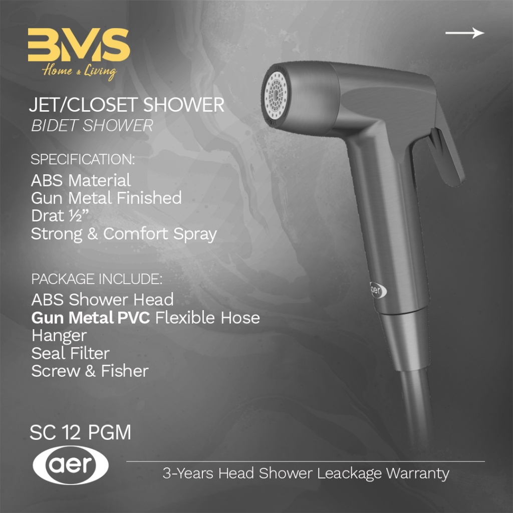 Jual AER Shower Bidet Jet Shower Closet Shower Jet Washer Toilet ...