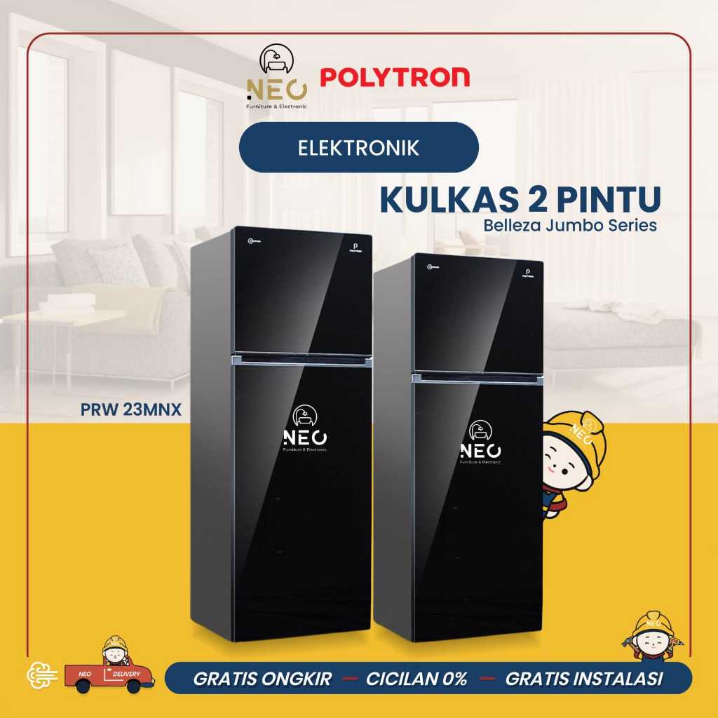 Jual NEO - KULKAS POLYTRON PRW-23 MNX 2 PINTU LEMARI ES 2 PINTU PRW 23 ...