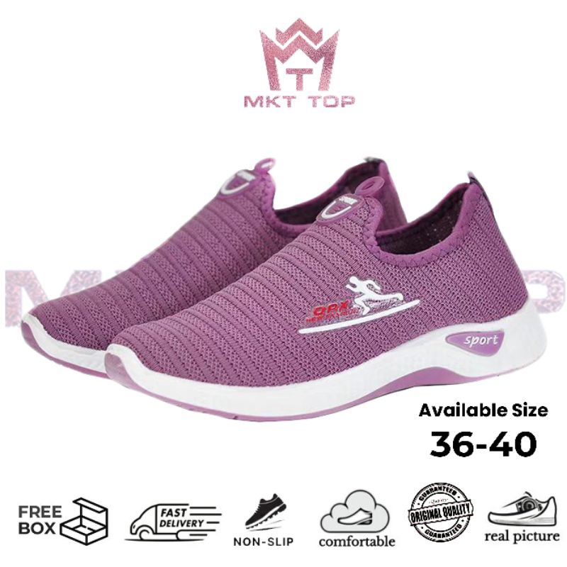 Jual MKT , sneakers wanita slip on SPORT OLAH RAGA SEPATU SENAM 2025 ...