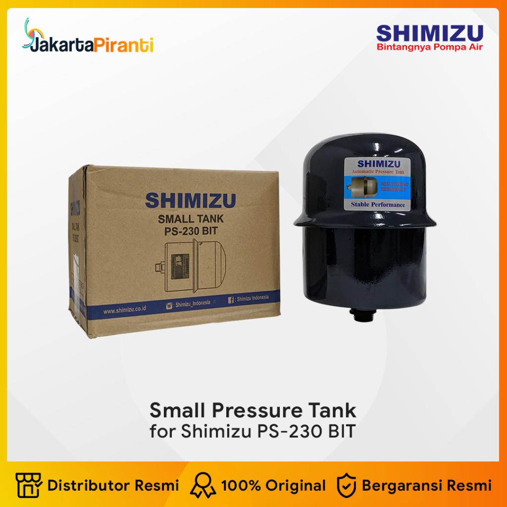 Jual Tabung Tangki Pompa Automatic Pressure Small Tank Shimizu PS-230 ...